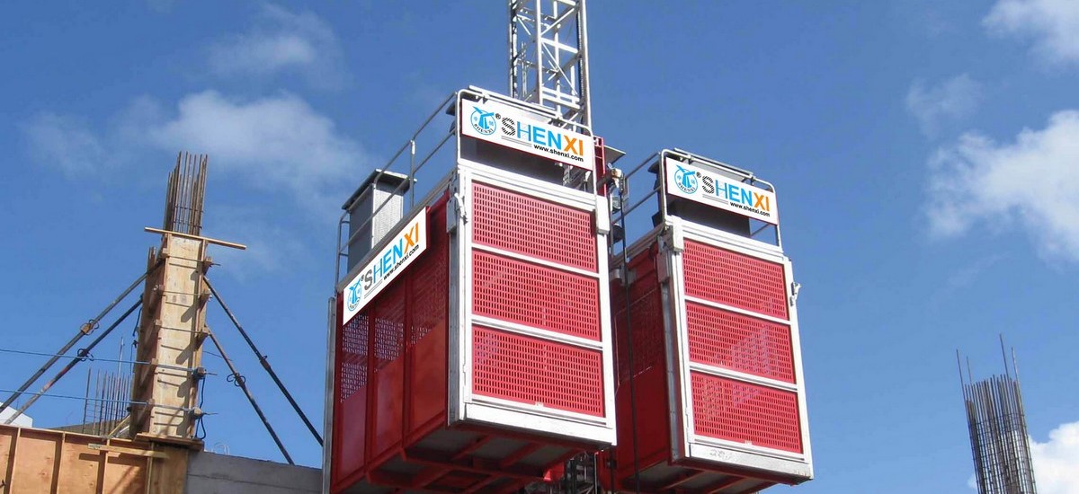 double mast construction lift